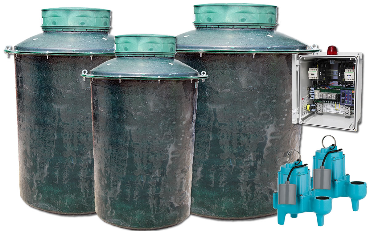 Residential Sewage Grinder Pumps - Liberty & Little Giant