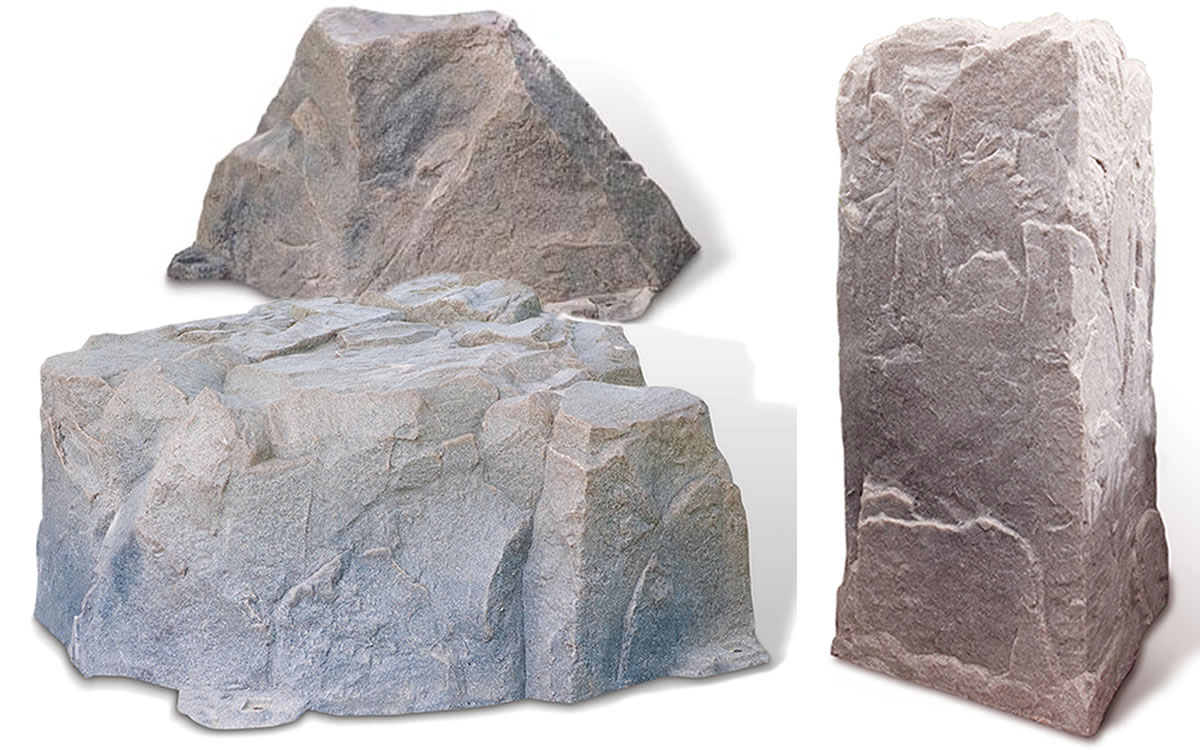 Decorative Artificial Rock Covers for Septic Tanks